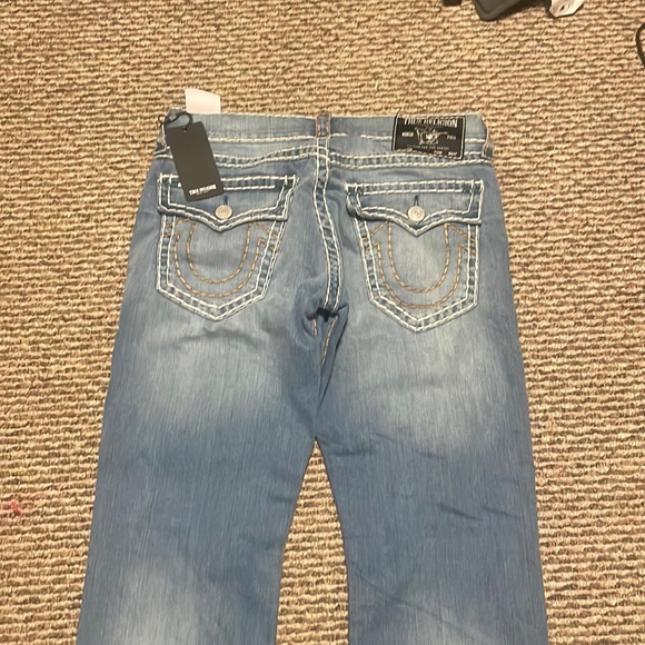 True Religion | Jeans | Super Rare Trueys Medium Wash Ricky Flap Supers ...